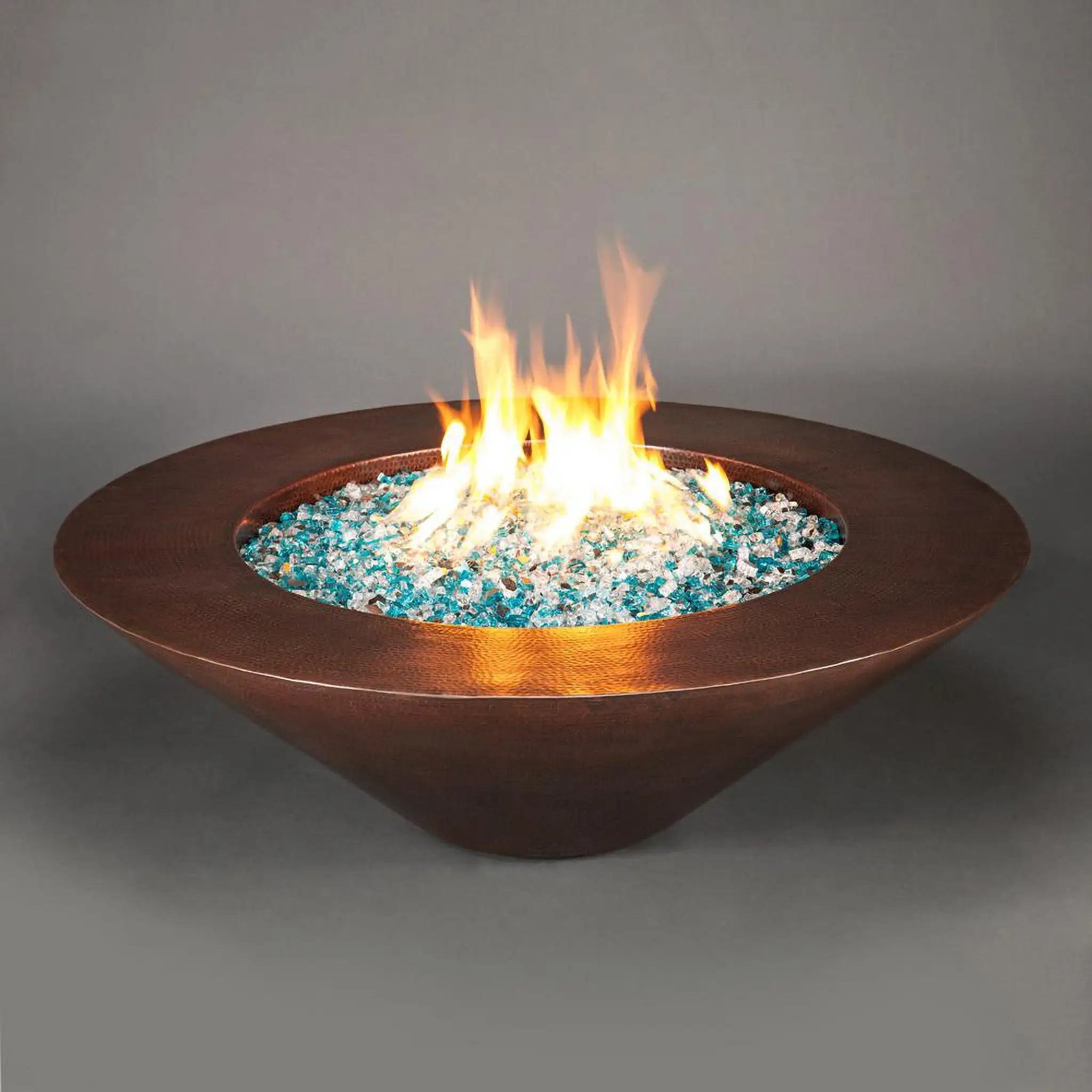48" Cono Moreno Copper Gas Fire Pit by Starfire Designs - Starfire Direct