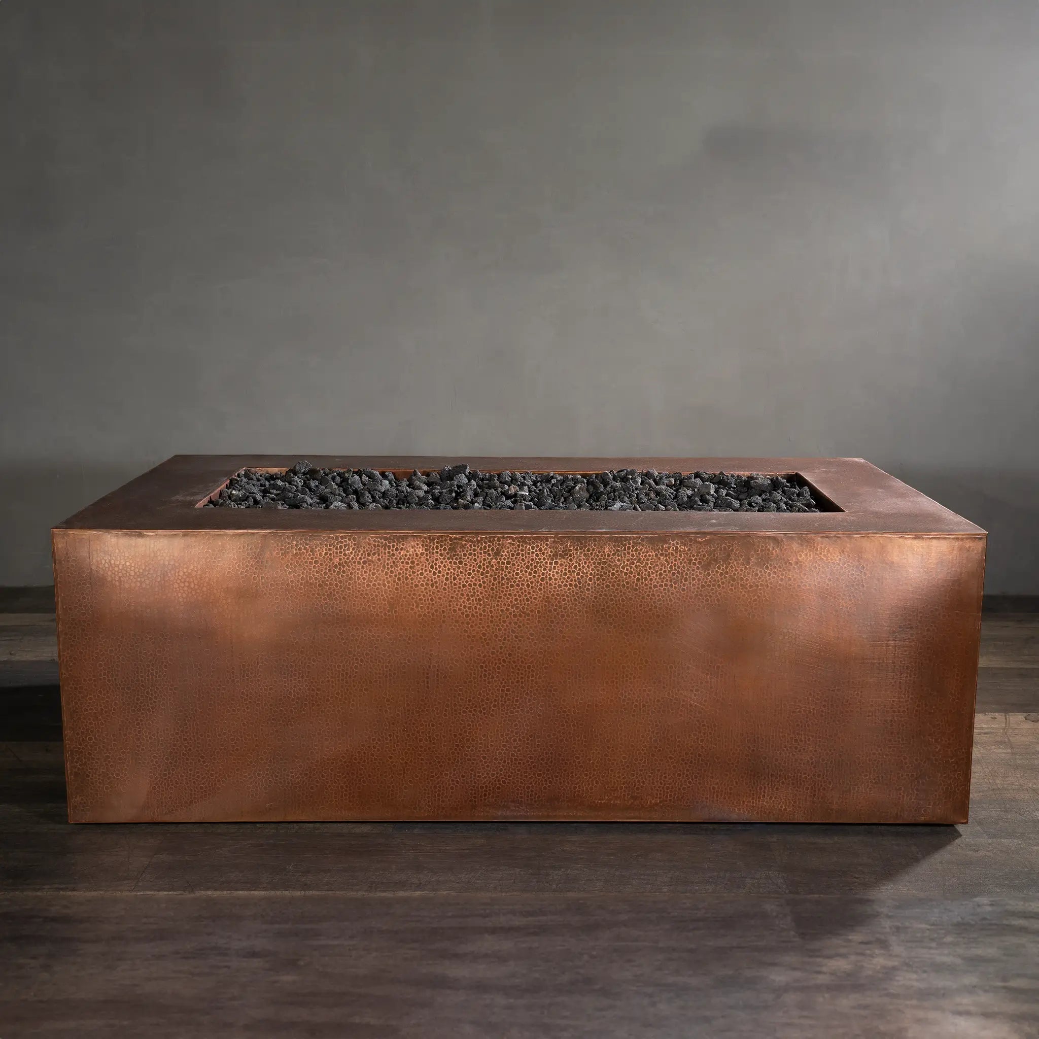 72"x38" Gravity Moreno Copper Gas Fire Pit by Starfire Designs ...