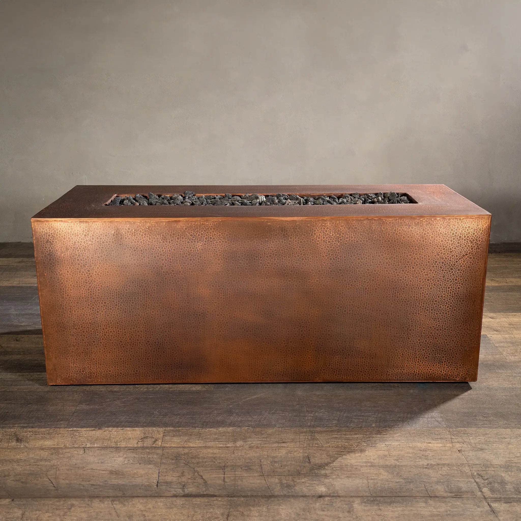 60"x24" Gravity Moreno Copper Gas Fire Pit by Starfire Designs ...
