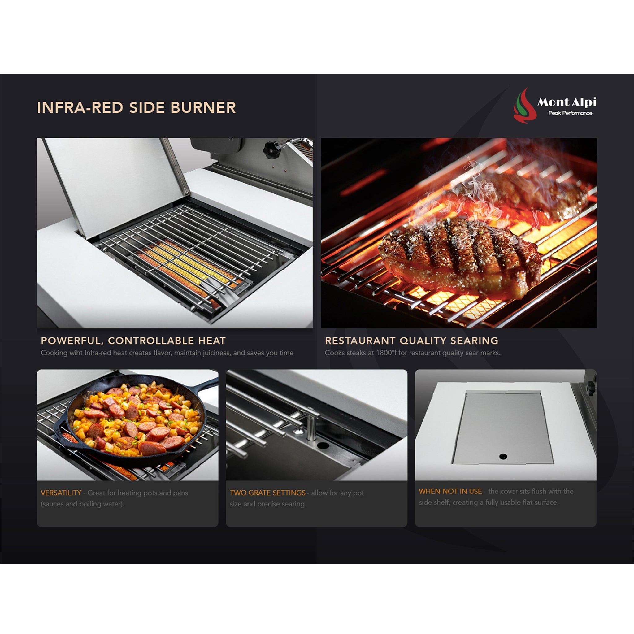 Deluxe 6-Burner Propane Gas BBQ Island Grill - MAi805-D45FC by Mont ...