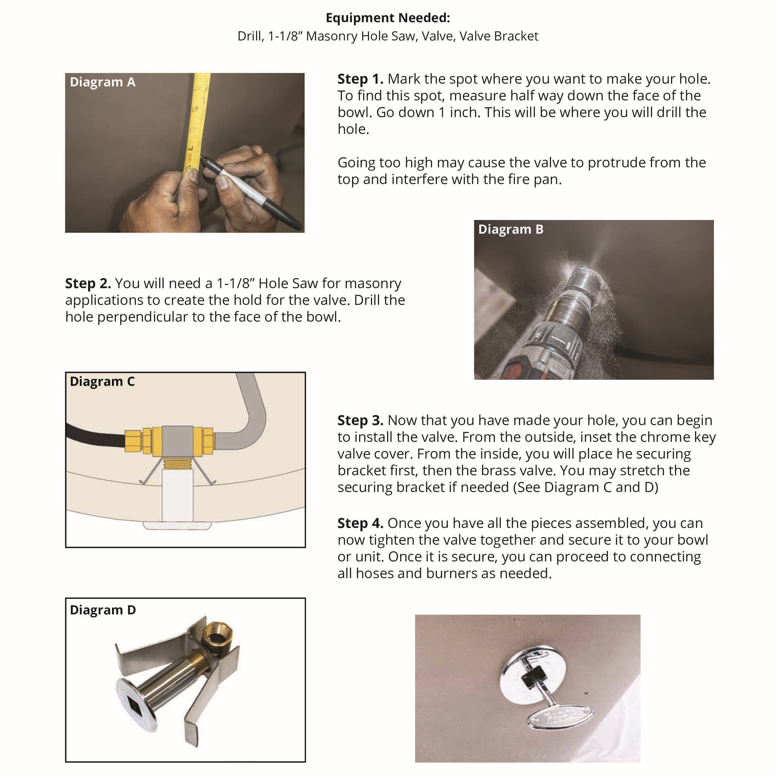 Key Valve Installation on Bowls by The Outdoor Plus *ONLY FOR THE OUTD ...