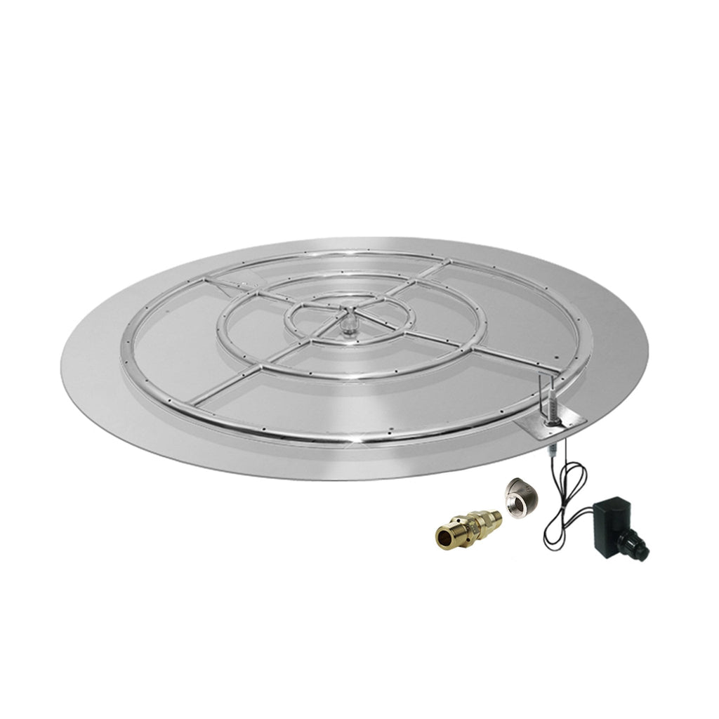Starfire Designs Round Fire Pit Burner Kit - Spark Ignition – Starfire ...