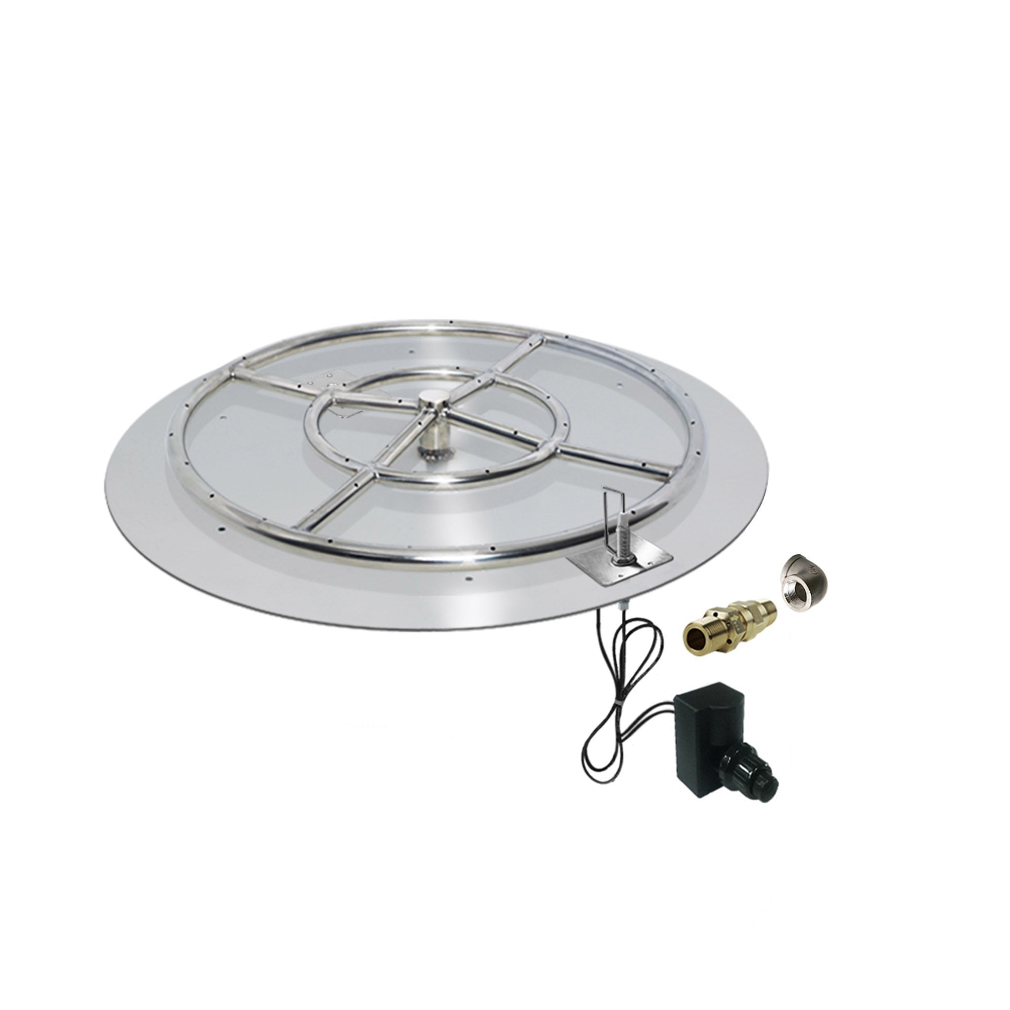 Starfire Designs Round Fire Pit Burner Kit - Spark Ignition – Starfire ...