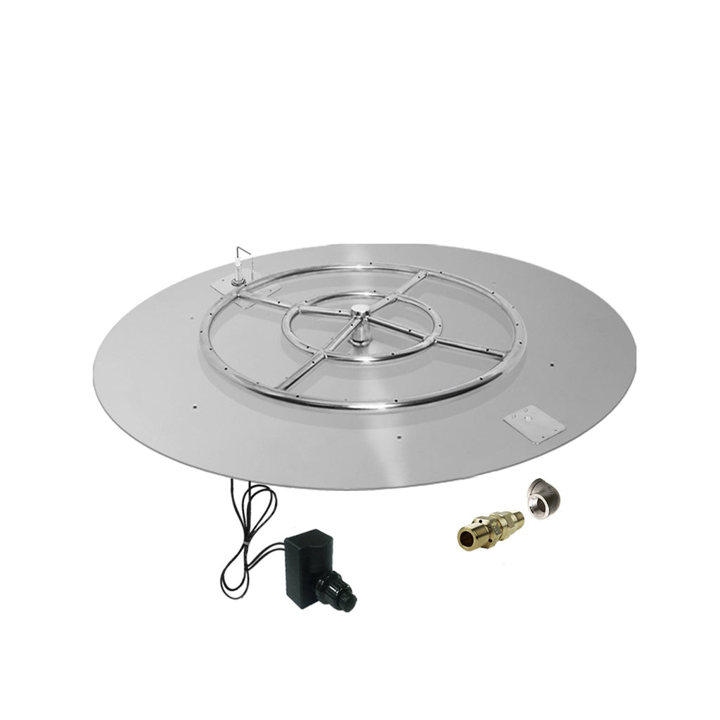Starfire Designs Round Fire Pit Burner Kit - Spark Ignition – Starfire ...