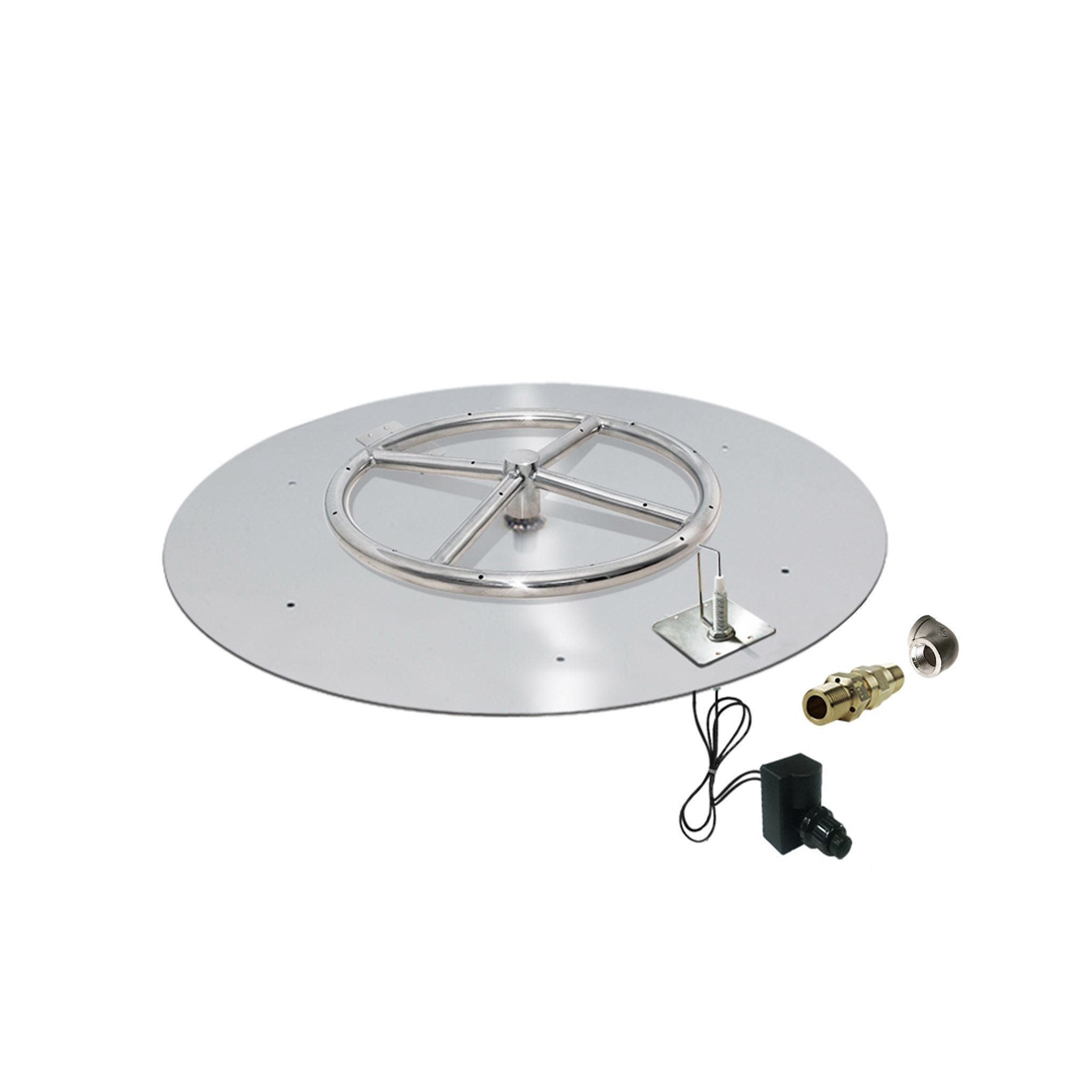 Starfire Designs Round Fire Pit Burner Kit - Spark Ignition – Starfire ...