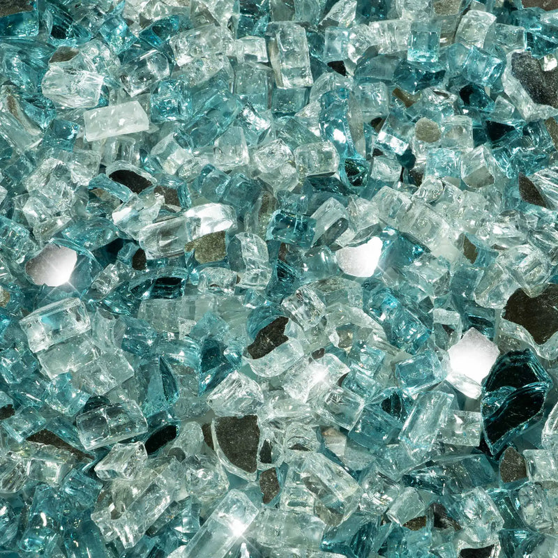Starfire Glass 1/2" Broken Pre-Mixed Fire Glass (10lbs) | Fire Glass ...