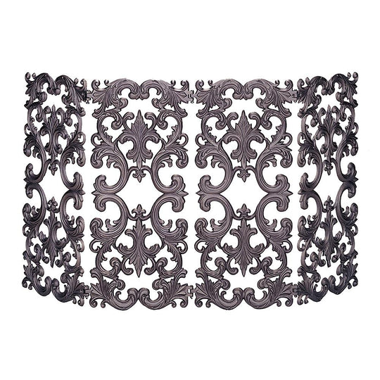 4 Fold Bronze Finish Cast Aluminum Screen – Starfire Direct