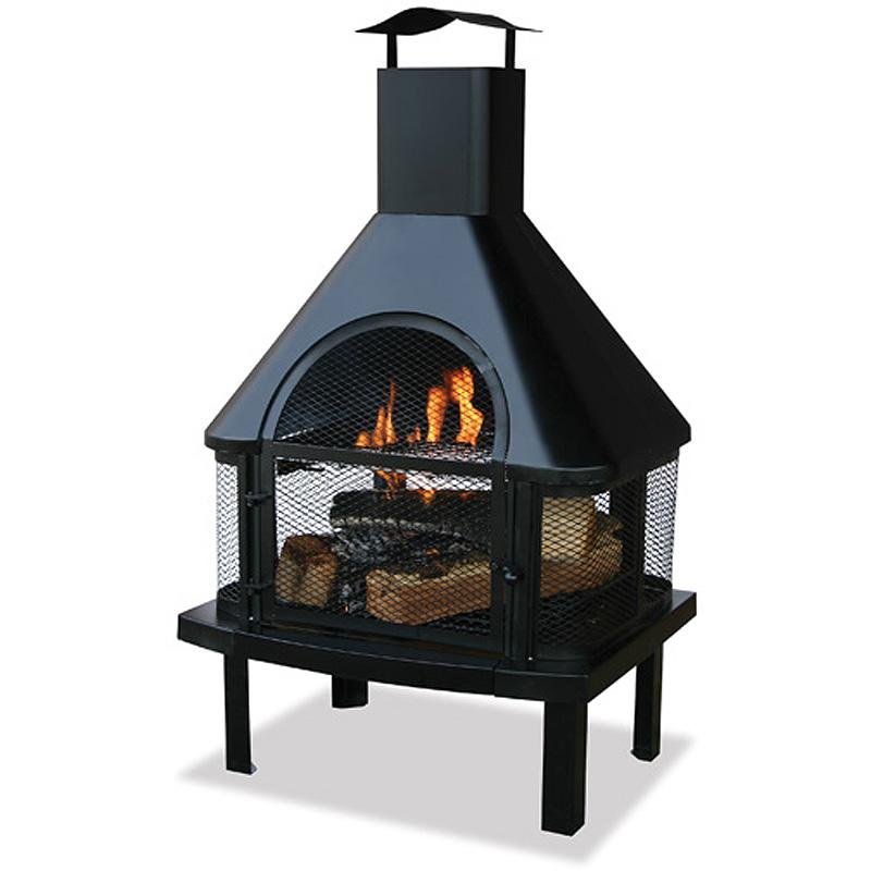 Black Fire House with Chimney – Starfire Direct