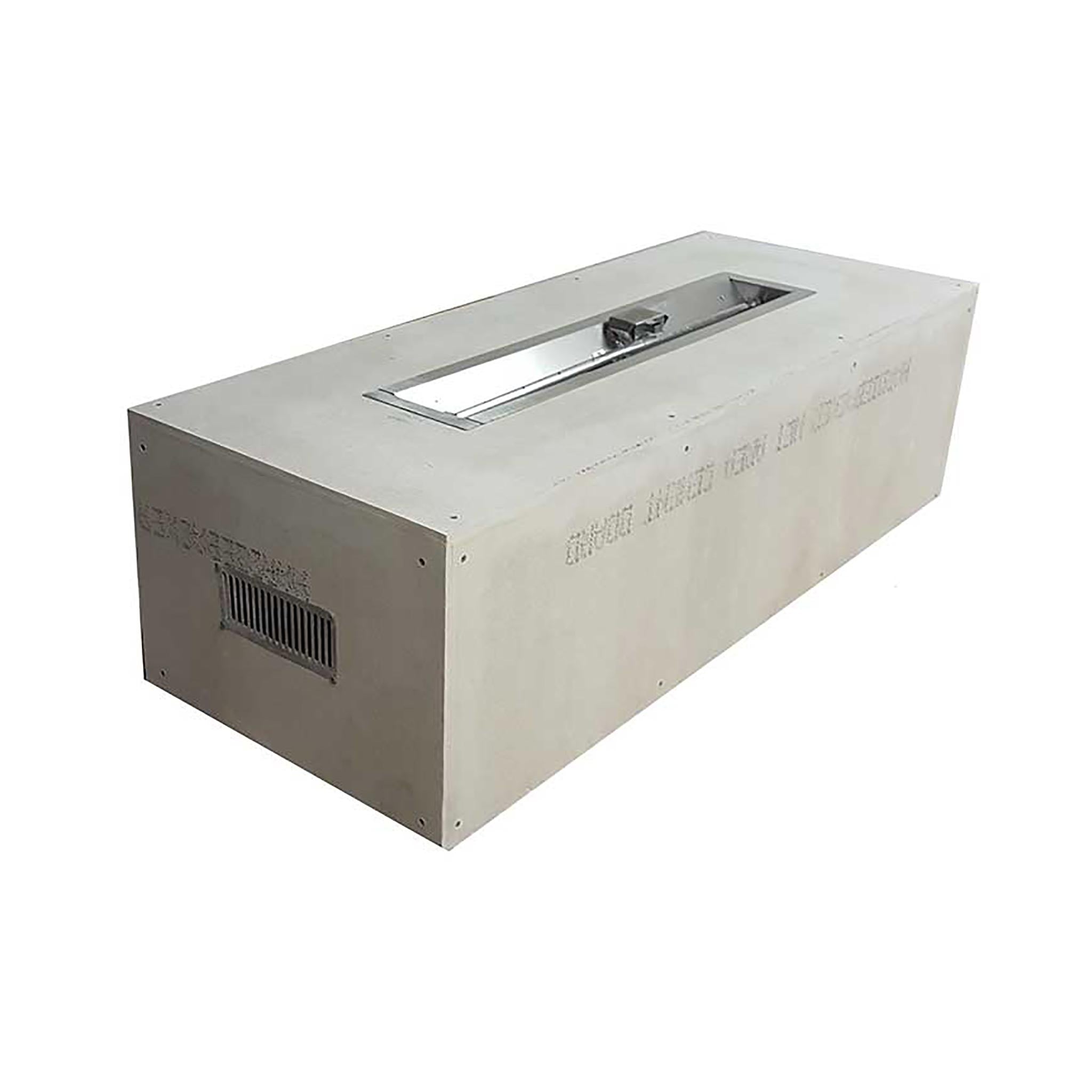 HPC Rectangle Trough Burner Unfinished Fire Pit Enclosure – Starfire Direct