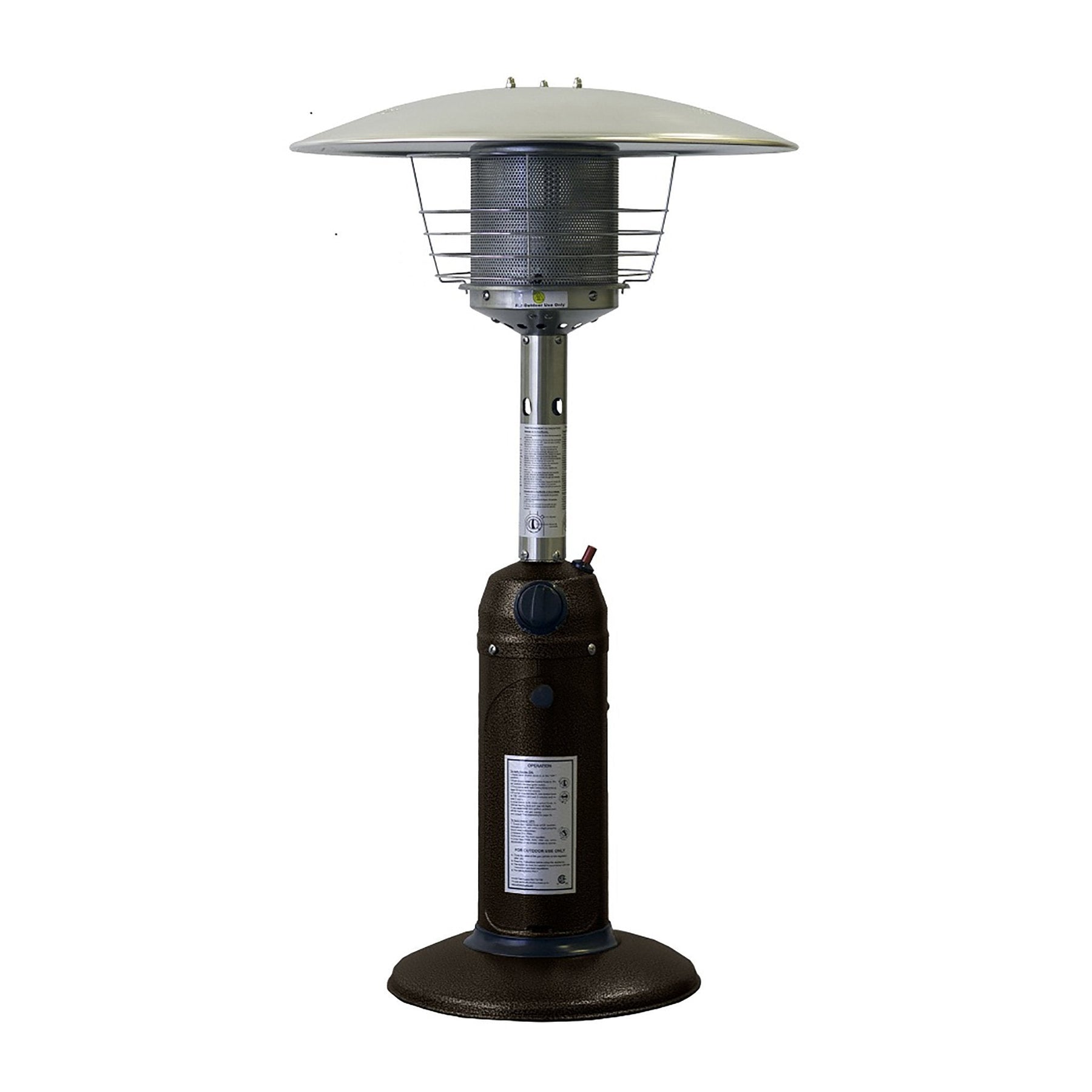 Portable Hammered Bronze Table Top Heater – Starfire Direct