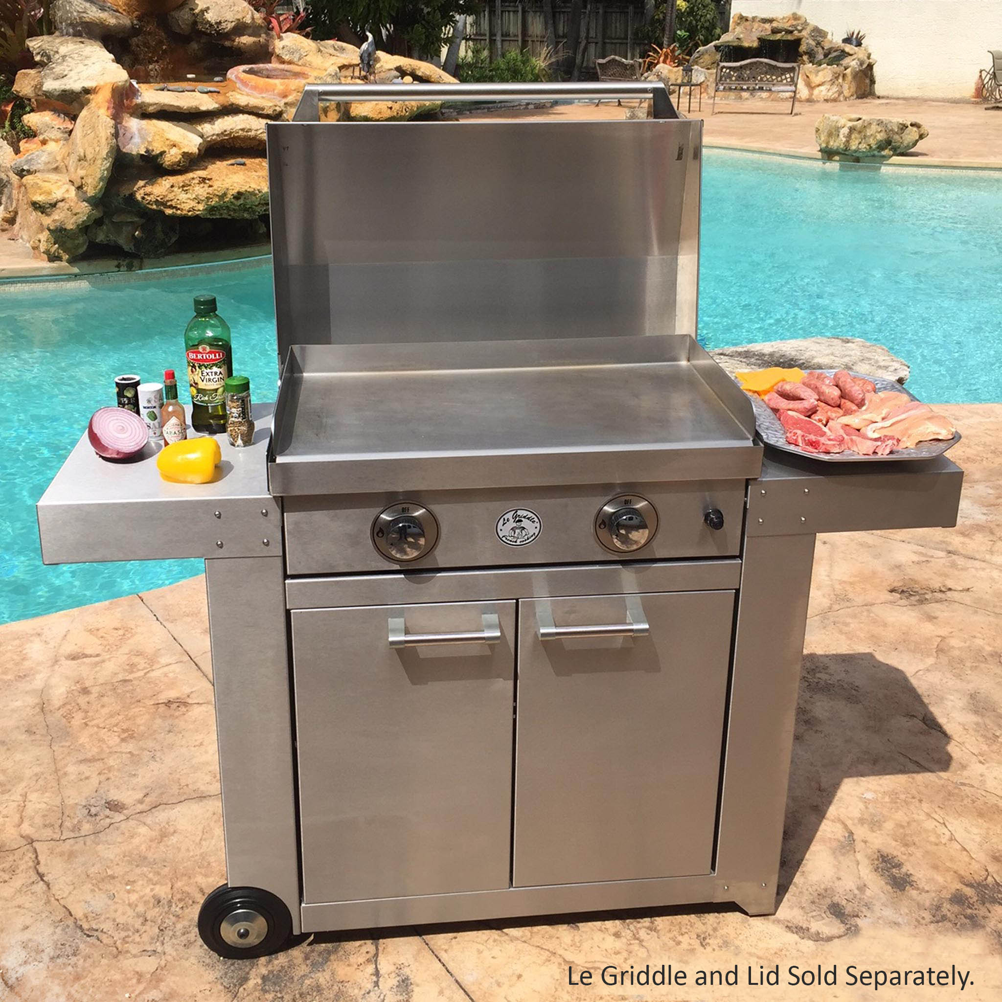 Stainless Steel Le Griddle Cart – Starfire Direct