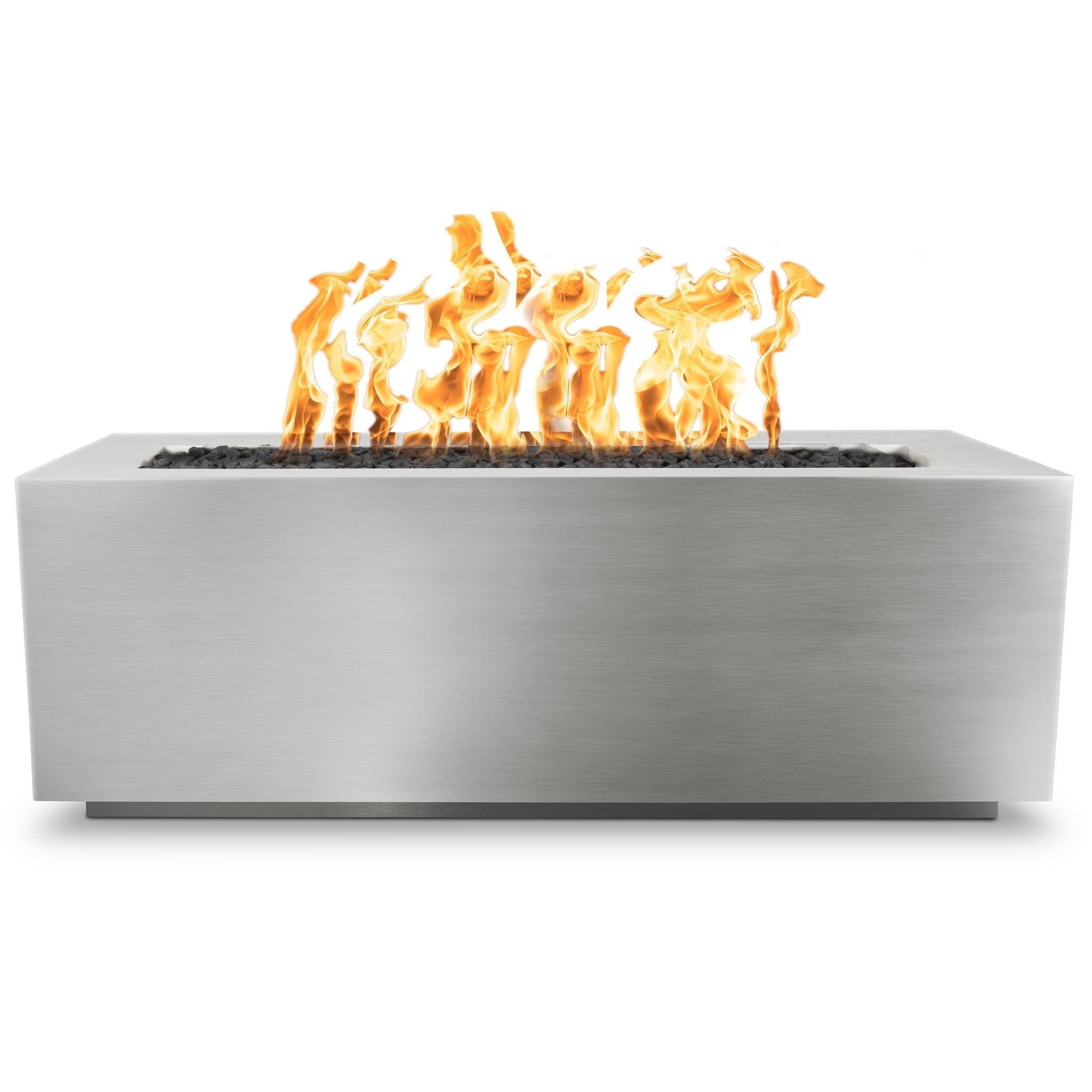 The Outdoor Plus 84" Pismo Steel Gas Fire Pit - Natural Gas / Match Lit ...