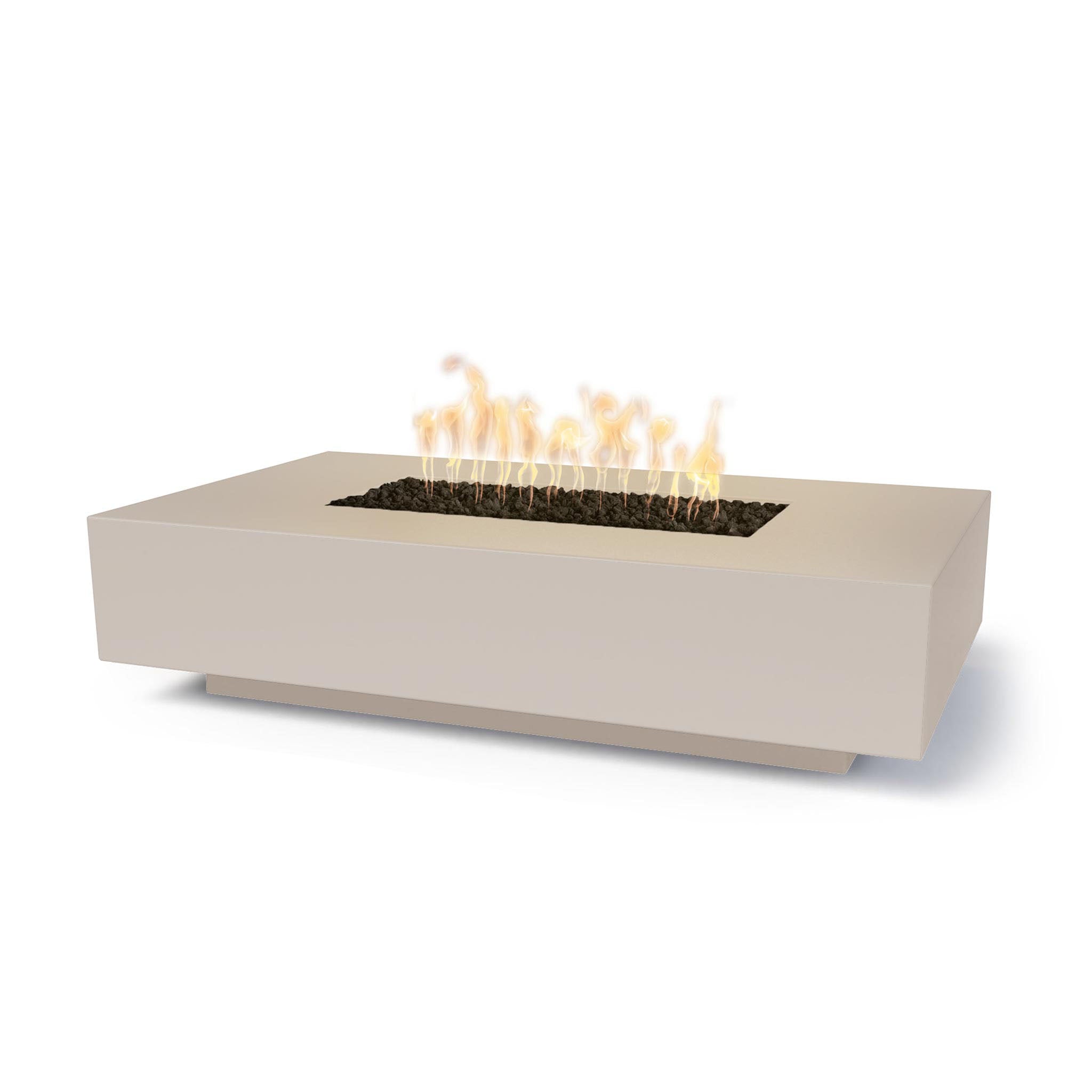 The Outdoor Plus 90" x 38" Cabo Linear Concrete Gas Fire Pit - Starfire ...