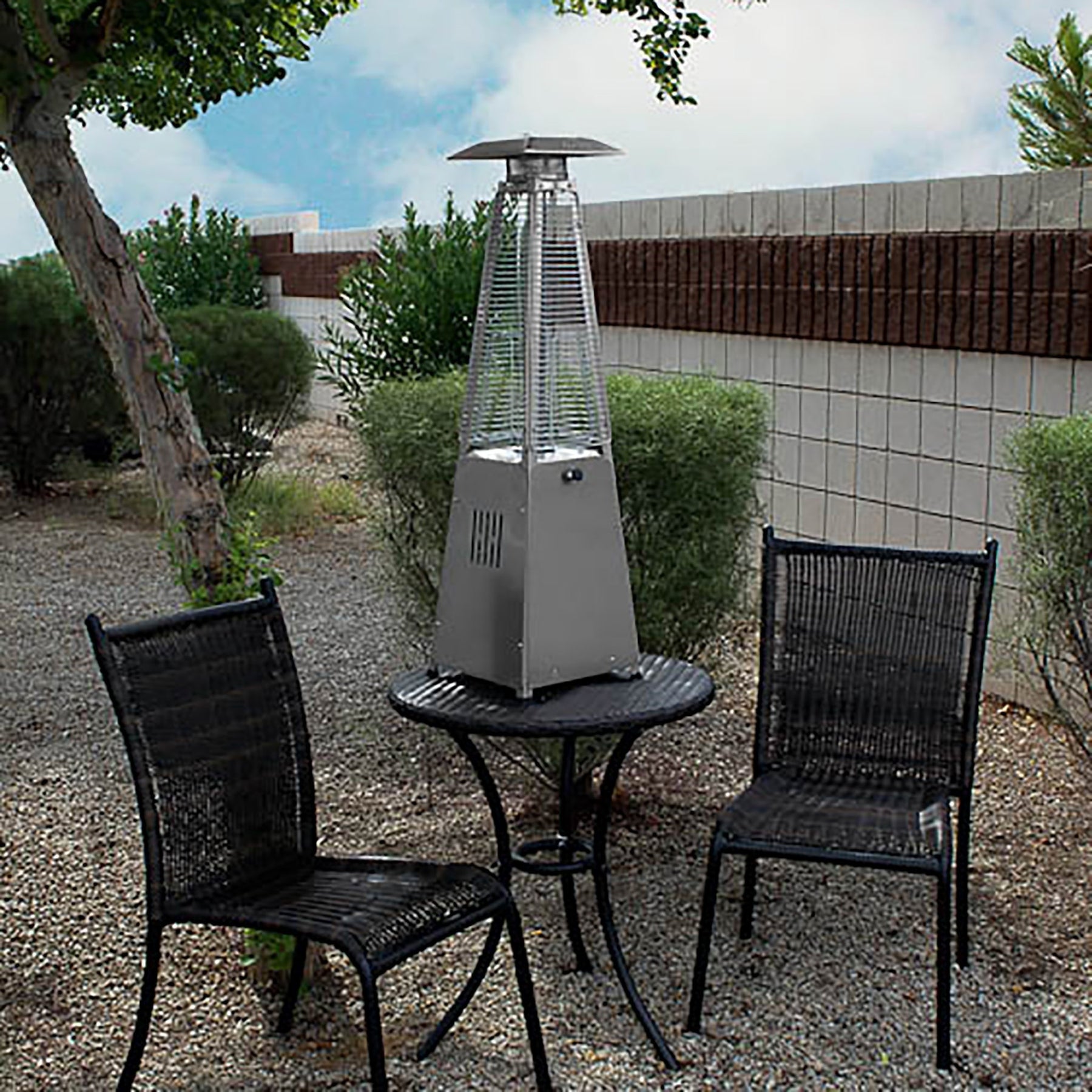 Tornado Flame Table Top Heater in Stainless Steel – Starfire Direct